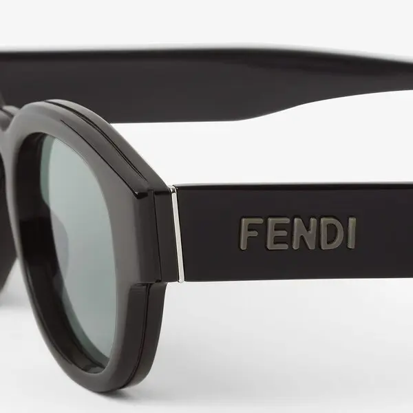 Fendi Signature Round Sunglasses