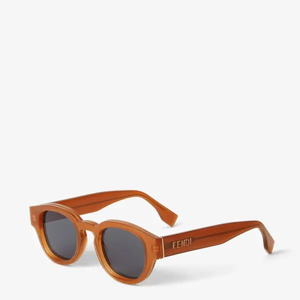Fendi Signature Round Sunglasses