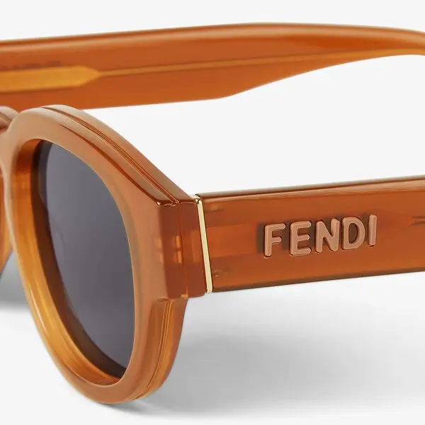 Fendi Signature Round Sunglasses