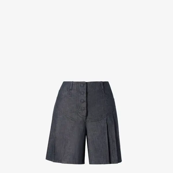 Fendi High-waisted Flared Shorts