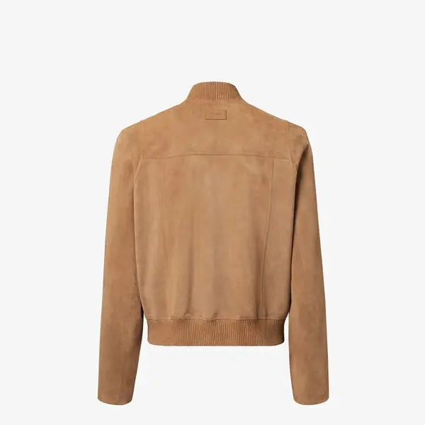 Fendi Suede Bomber Jacket