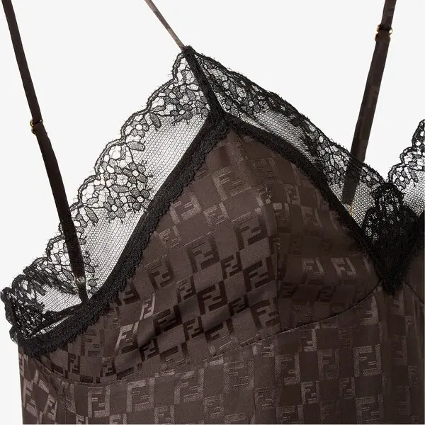 Fendi Jacquard Silk Top