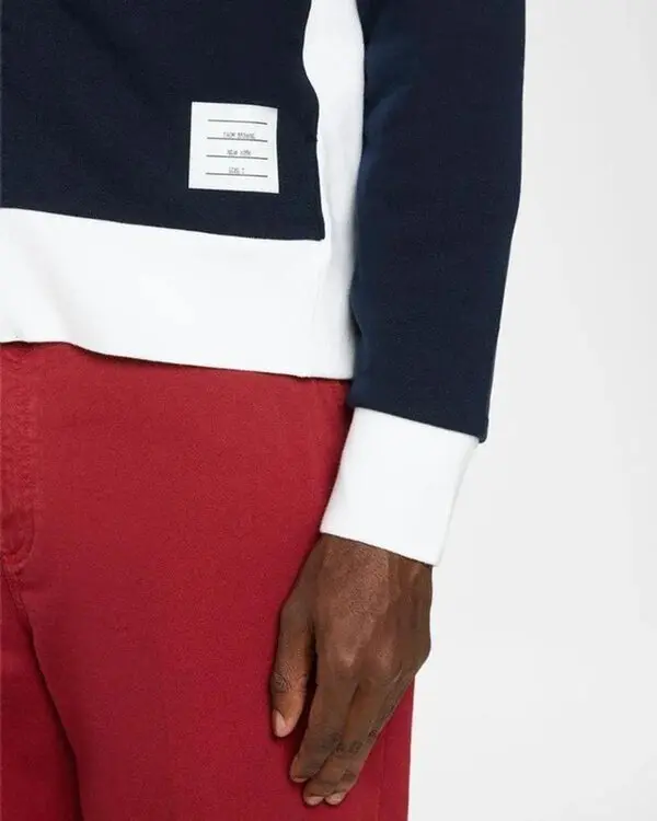 Thom Browne Cotton 4-bar Stripe Full-zip Hoodie