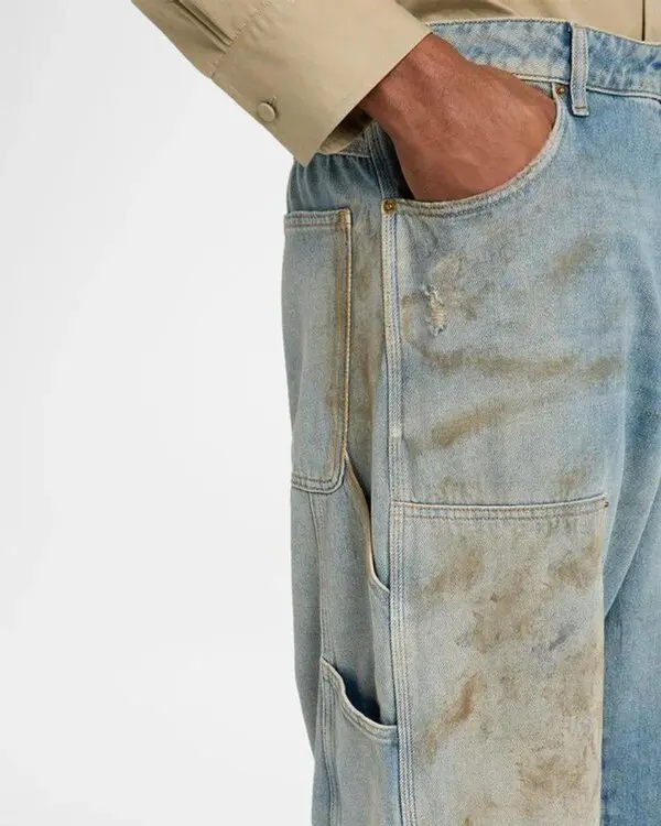 GOLDEN GOOSE Distressed Painter Jeans