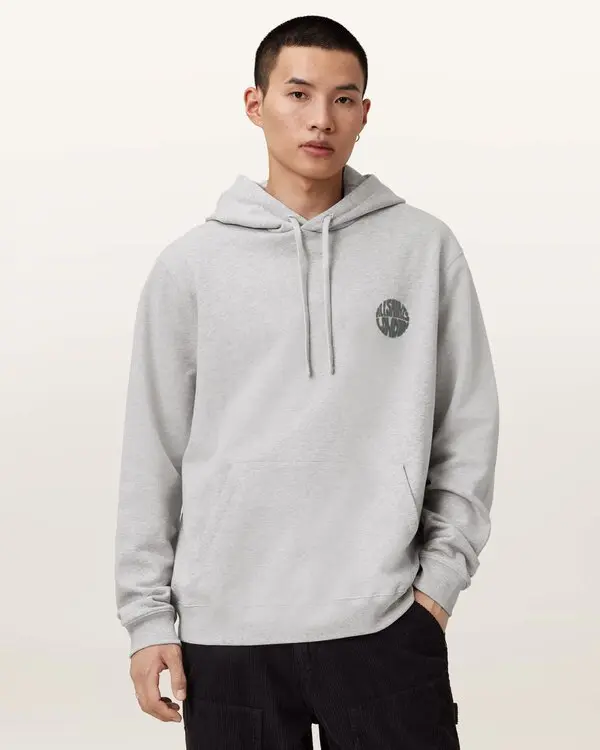 ALLSAINTS Relaxed Fit Hoodie - Marl