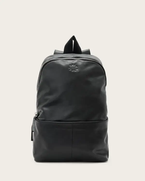 ALLSAINTS Finn Leather Backpack - Black
