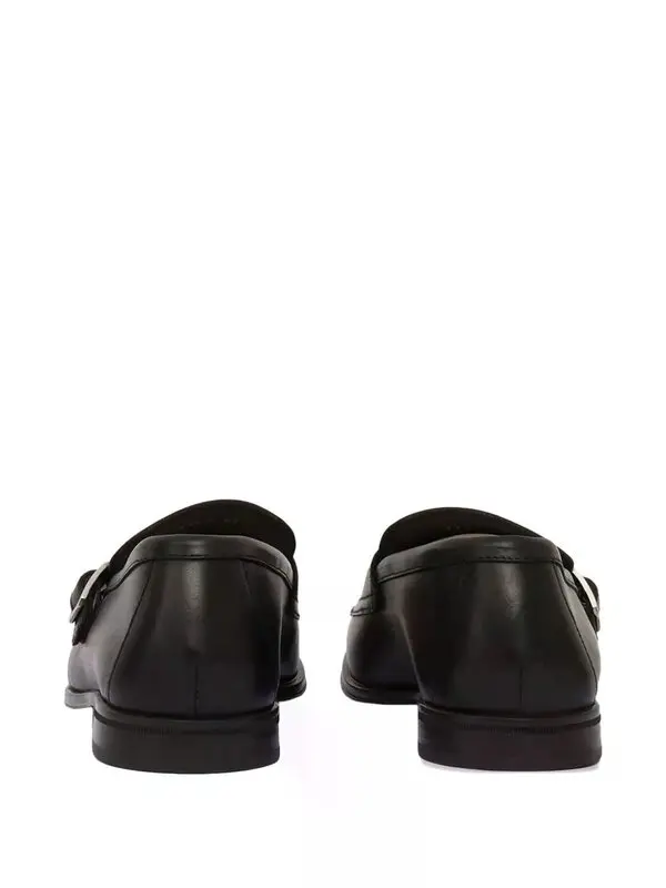 DOUCAL'S Double-buckle Monk Shoes - Brown