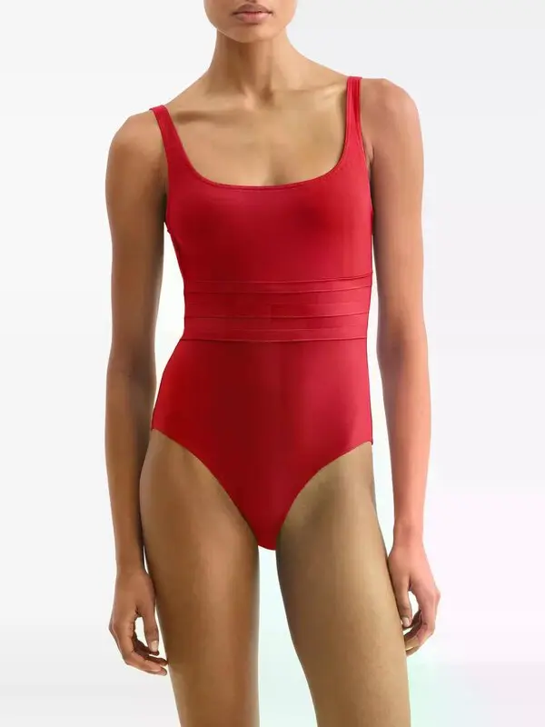 ERES Scoop-neck One-piece Swimsuit - Red