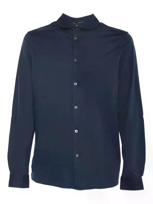 FILIPPO DE LAURENTIIS Cotton Shirt - Blue