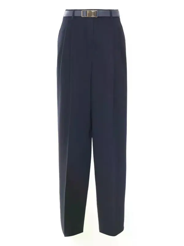 Max Mara Neottia Belted Trousers - Blue