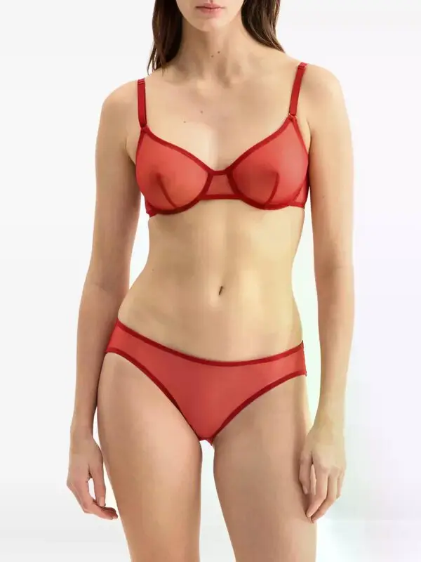 ERES Bambin Tonique Sheer Briefs - Red