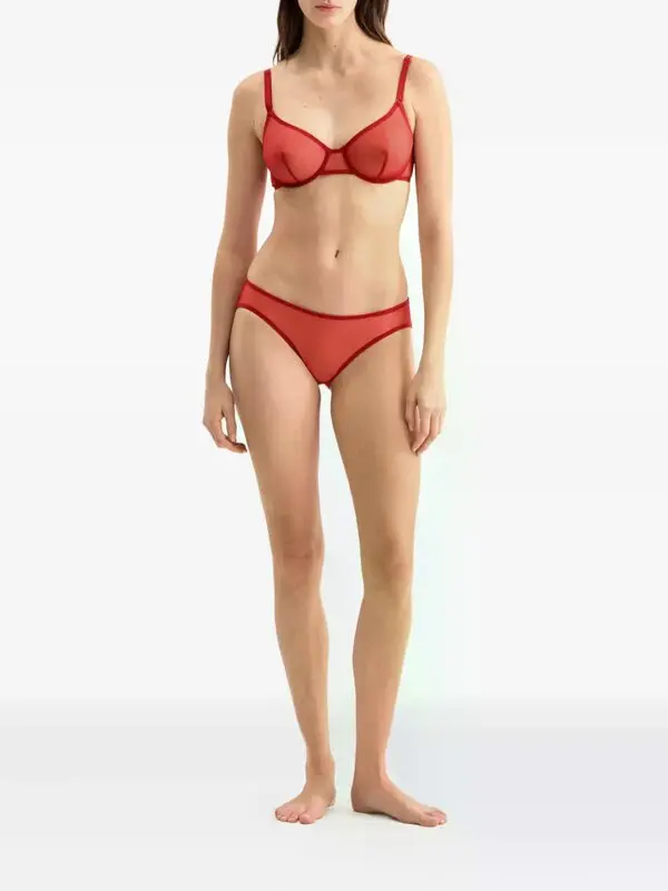 ERES Bambin Tonique Sheer Briefs - Red