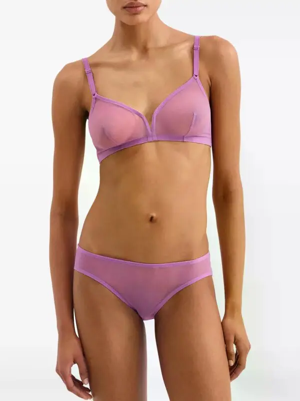 ERES Providence Tonique Wireless Triangle Bra - Purple