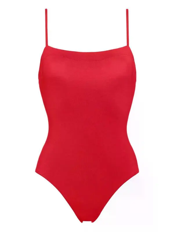 ERES Aquarelle Square-neck Swimsuit - Red