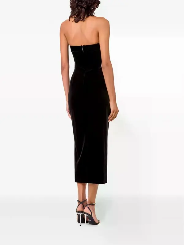 NICHOLAS Adiba Velvet Midi Dress