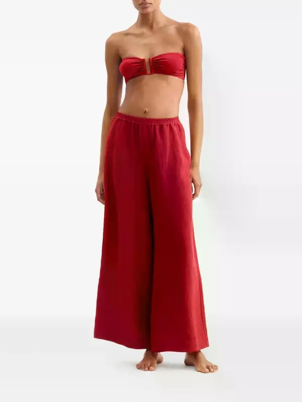 ERES Elastic-waist Trousers - Red