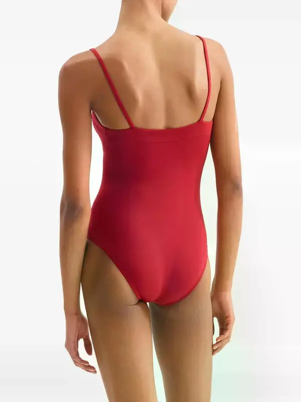 ERES Aquarelle Square-neck Swimsuit - Red