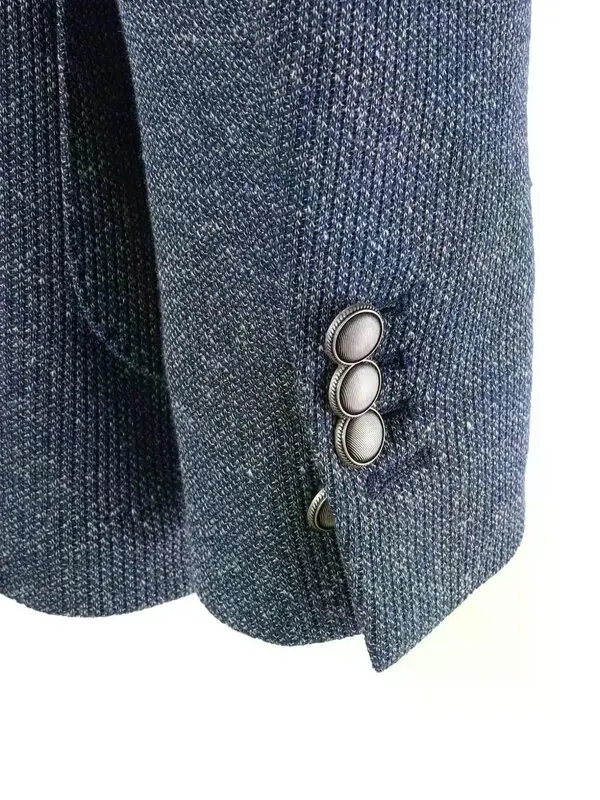 BRERA Double-breasted Textured Blazer