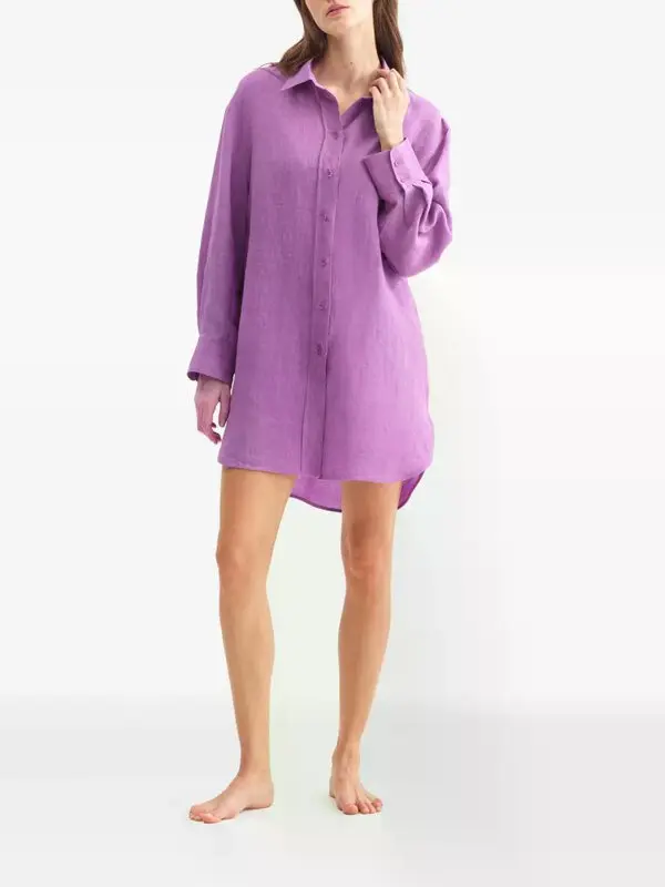 ERES Mignonette Button-down Linen Shirt