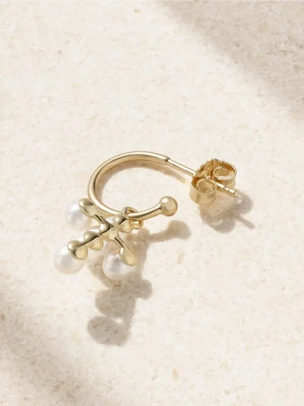 Mizuki 14-karat Pearl Single Earring