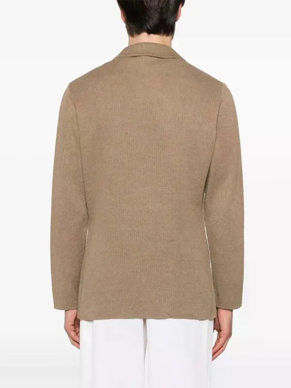 LARDINI Single-breasted Blazer - Brown