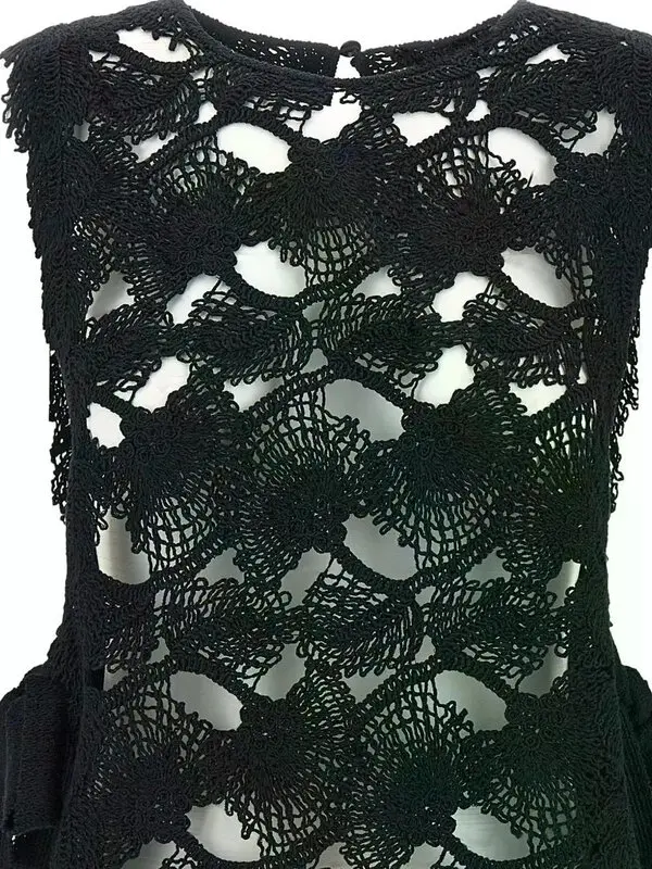 KANGRA Crochet-knit Top