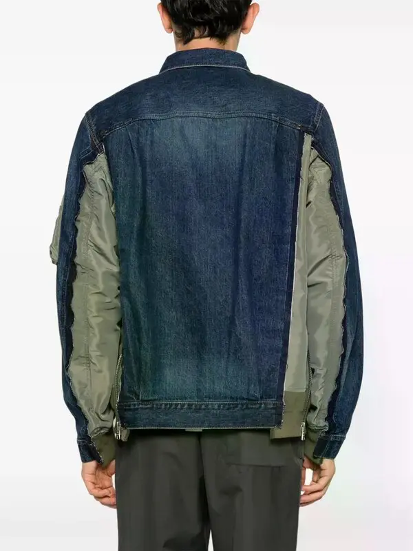 Sacai Patchwork Denim Jacket