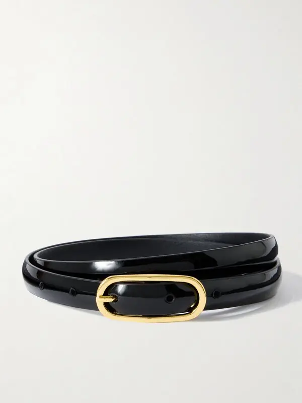 Anderson's Patent-leather Belt - Black