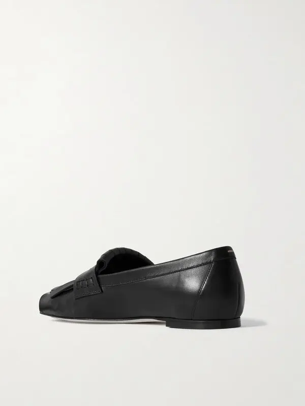 AeydĒ Belen Fringed Leather Loafers
