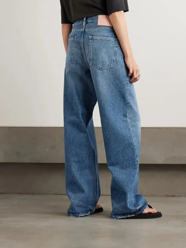 Acne Studios 1981 Low-rise Wide-leg Organic Jeans