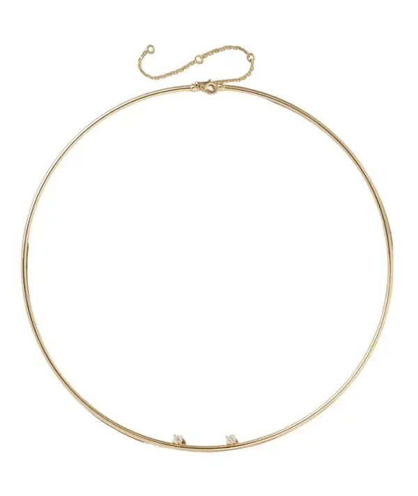 Yvonne Léon Crapaud Diamond 9-karat Choker - Gold