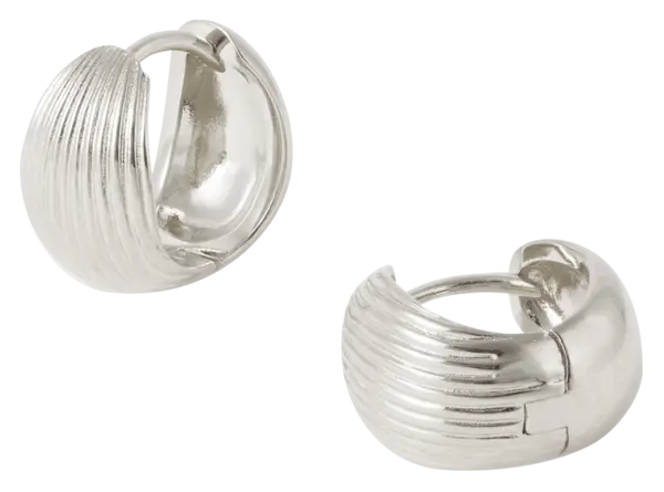 SOPHIE BUHAI Reversible Hoop Earrings - Silver