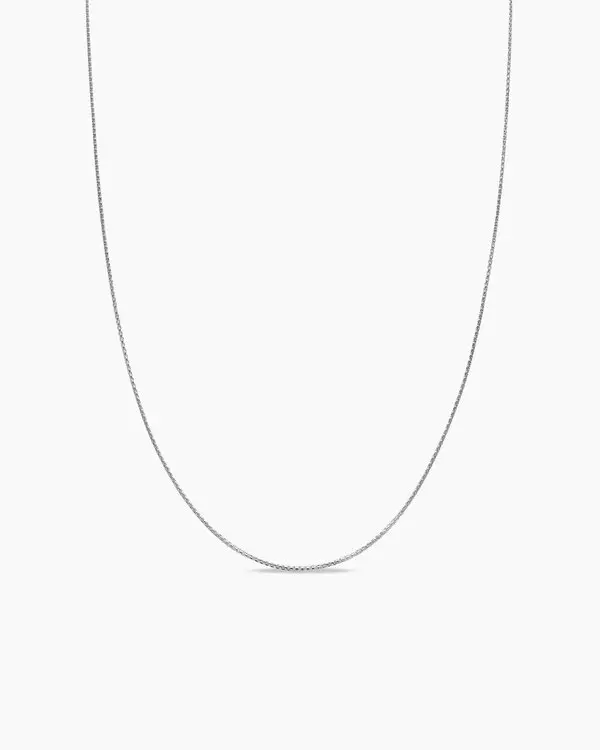 David Yurman Box Chain Necklace - All Sterling Silver