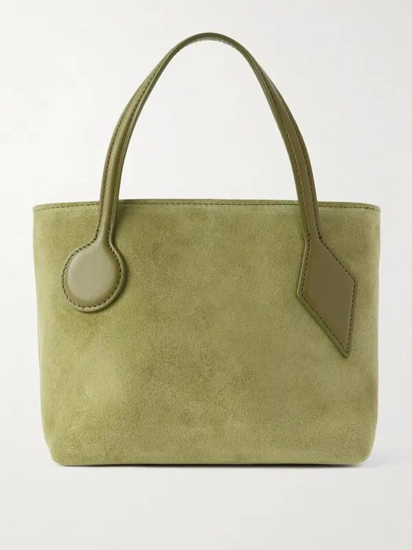 LIFFNER Sprout Micro Suede Tote - Green