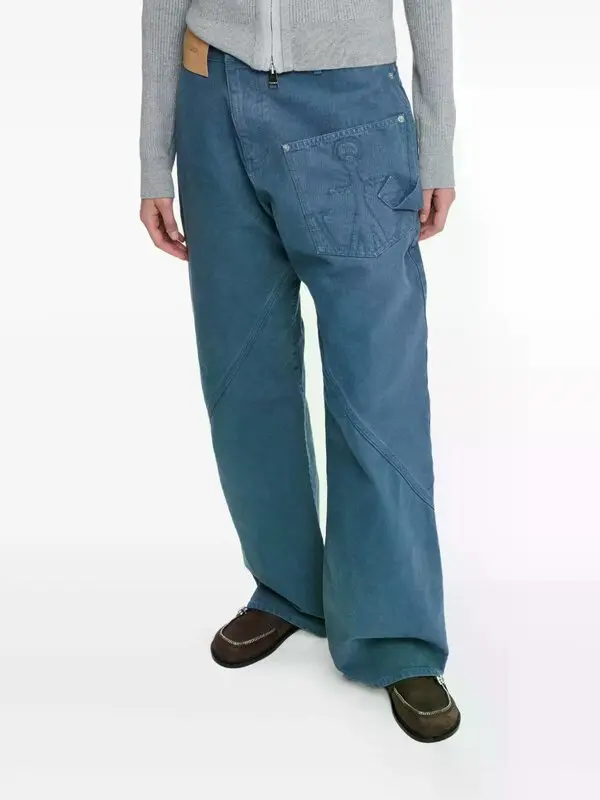 JW Anderson Twisted Workwear Anchor Trousers
