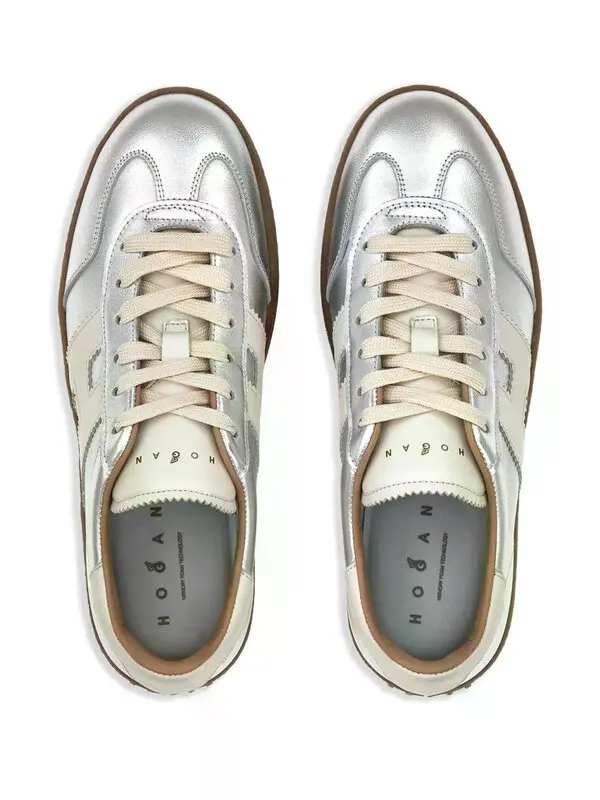 Hogan H698 Platform Sneakers - Silver