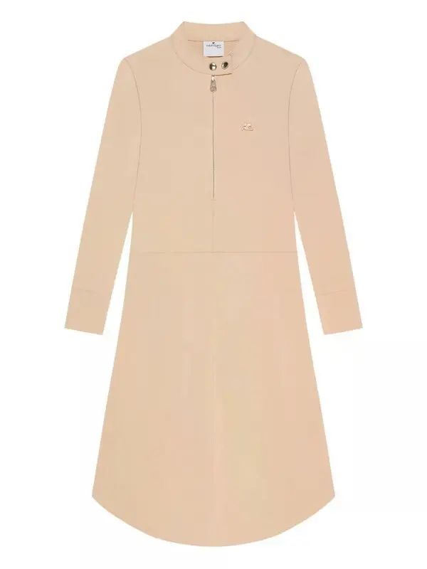 COURREGES Zippered-collar Dress