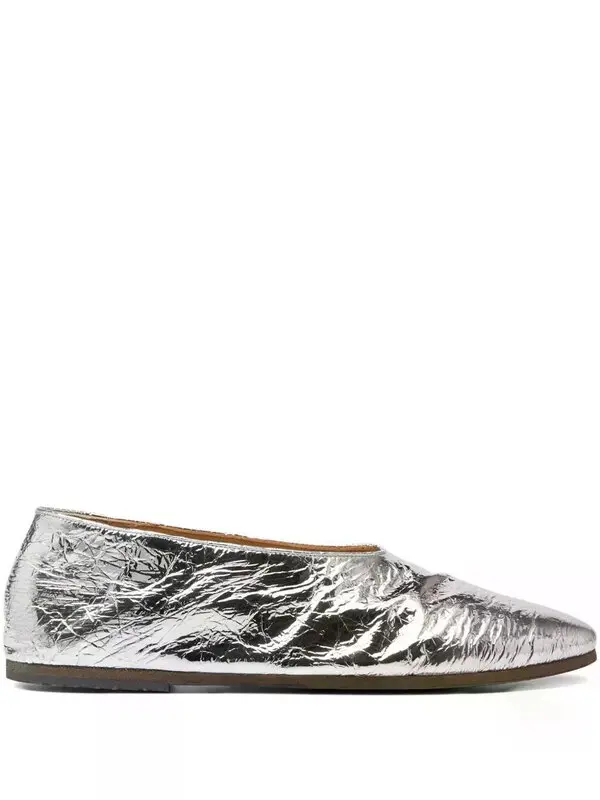 Marsèll Coltellacio Metallic Ballet Flats