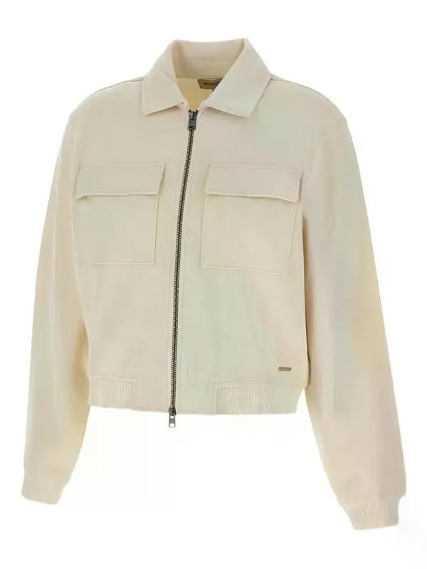 Woolrich Two-way Zip Pocket Sweatshirt