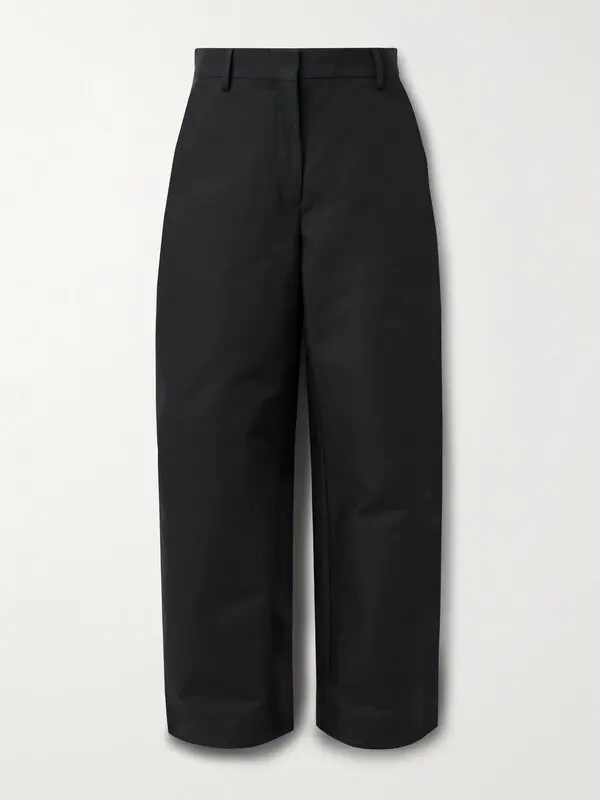 Acne Studios Organic Cotton-sateen Wide-leg Pants