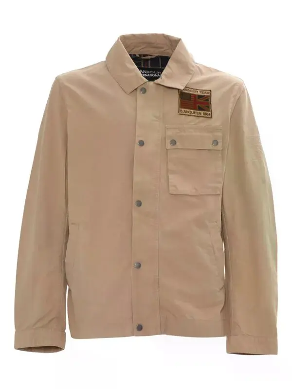 Barbour Patch-pocket Cotton Jacket - Neutrals