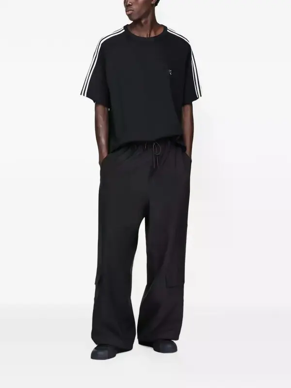 Y3 3-stripes Raglan-sleeve T-shirt