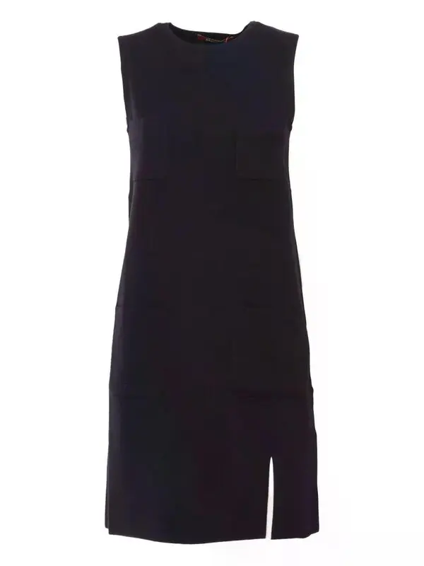 Max Mara Slit-detail Mini Dress