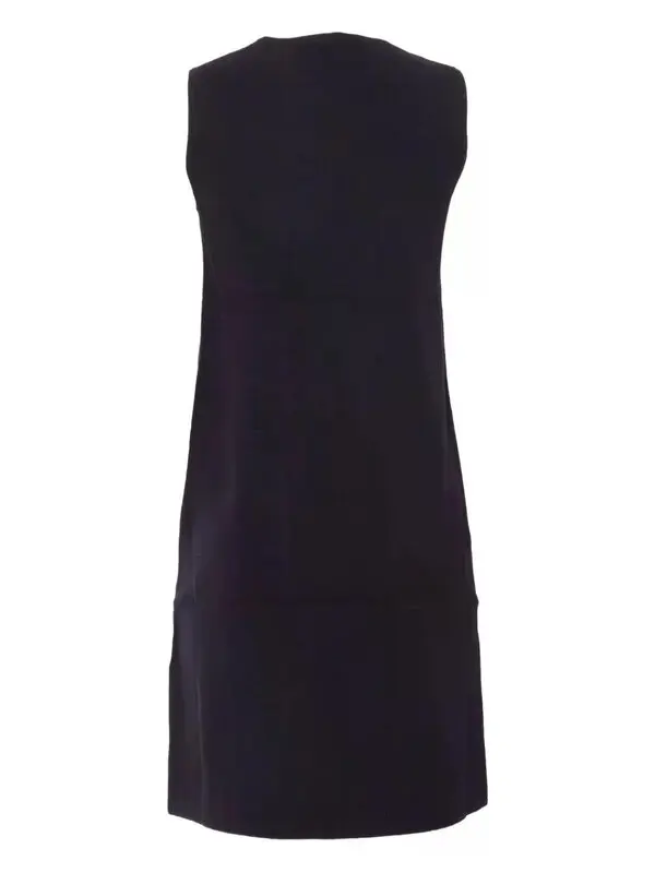 Max Mara Slit-detail Mini Dress