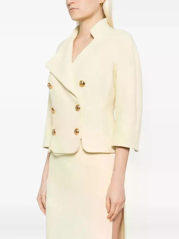 Elisabetta Franchi Button-embellished Tweed Jacket