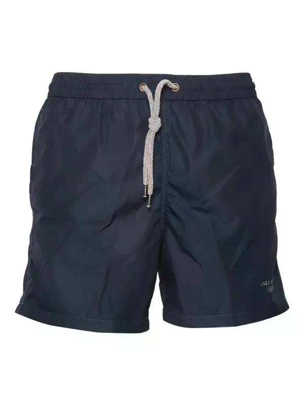 BALLANTYNE Drawstring Swim Shorts - Blue