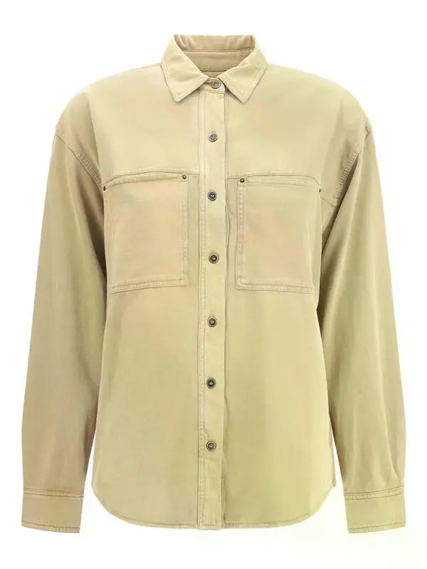 MARANT ETOILE Double-pocket Cotton Shirt - Neutrals