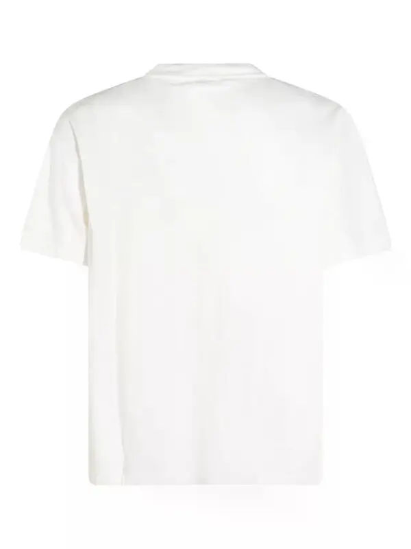 Saint Mxxxxxx Devil Graphic Polo Shirt - White | Editorialist