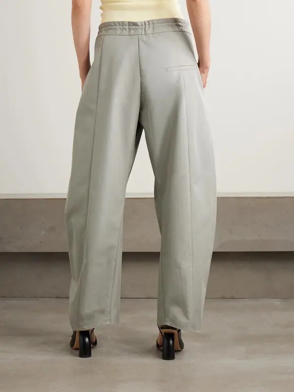 KALLMEYER Clemence Pleated Barrel-leg Pants