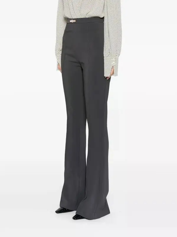 Elisabetta Franchi Double-layer Crêpe Trousers
